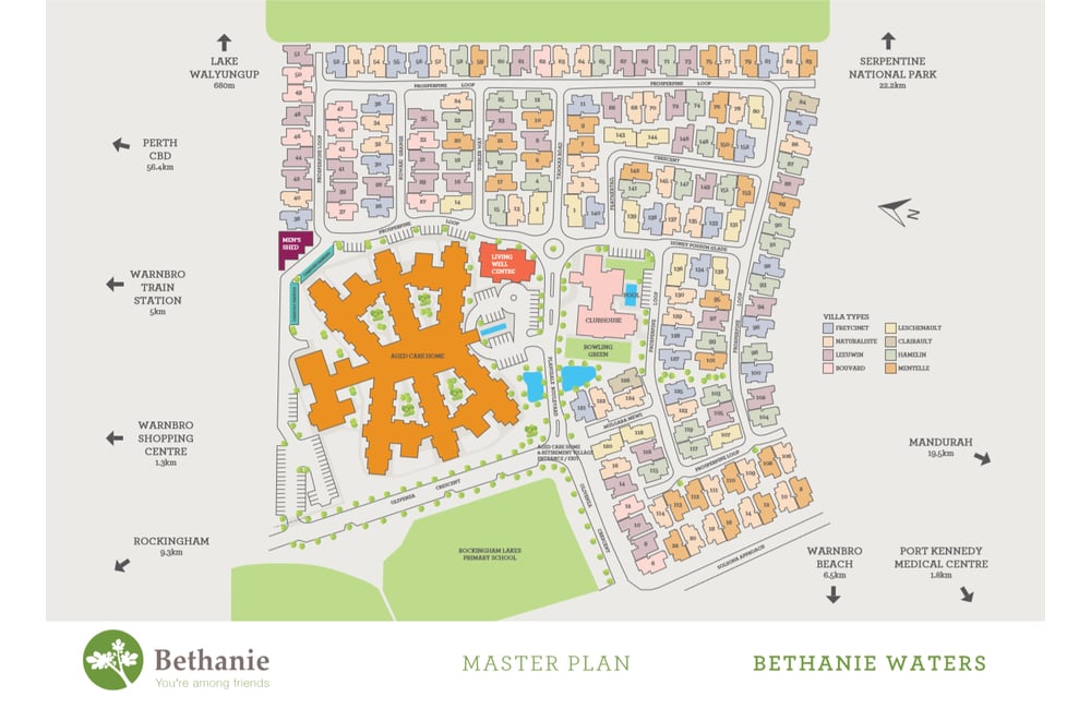 Bethanie Waters, Port Kennedy Retirement Village, Retirement Home, WA